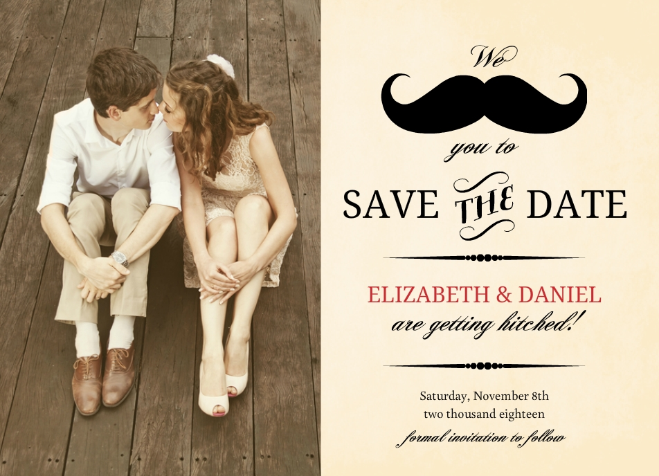 Vintage Save The Date Ideas Photos Wording DIY More Unique Ideas