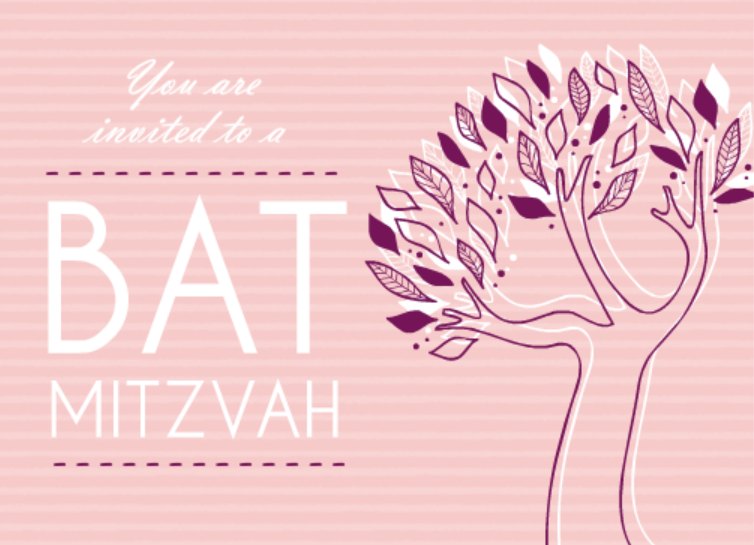 Bat Bar Mitzvah Invitation Wording Ideas From PurpleTrail